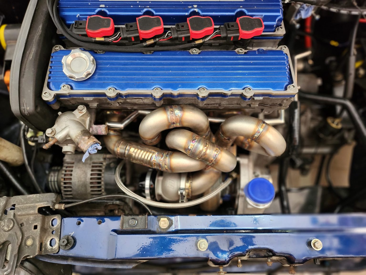 ROVER T16 STAINLESS STEEL TUBULAR TURBO EXHAUST MANIFOLD, T SERIES MG ...